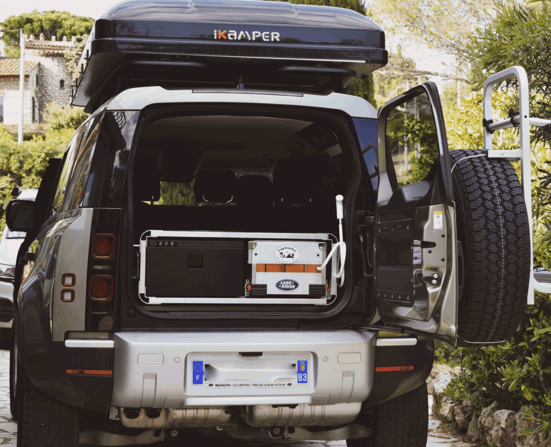 Defender fitted out - Raid Box - CapVanGo - Fréjus - Var